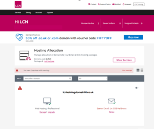 How to setup a Webmail User - Customer Support Guides - LCN