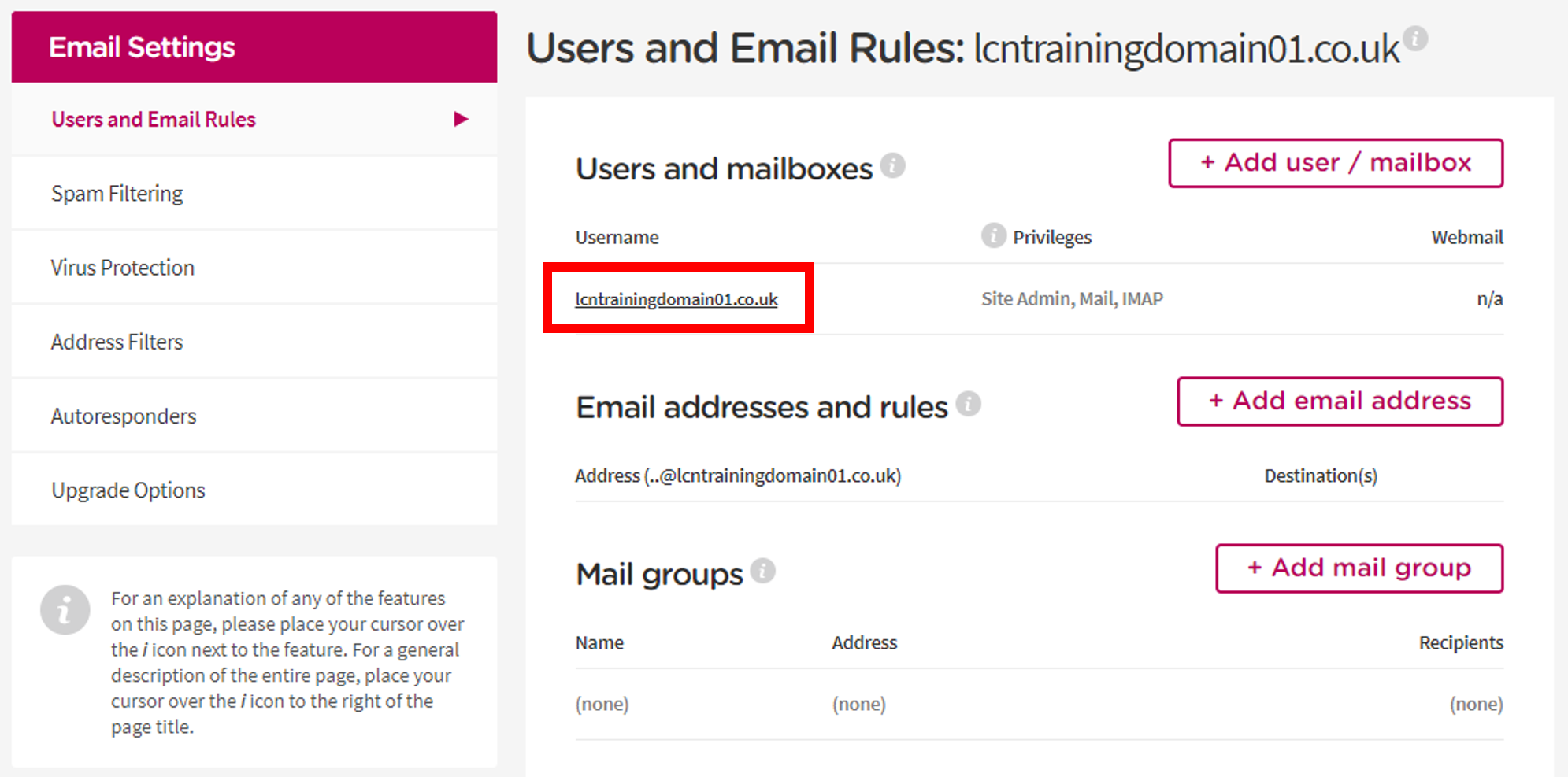 How to setup a Webmail User - Customer Support Guides - LCN