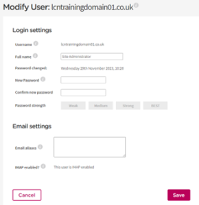 How to setup a Webmail User - Customer Support Guides - LCN
