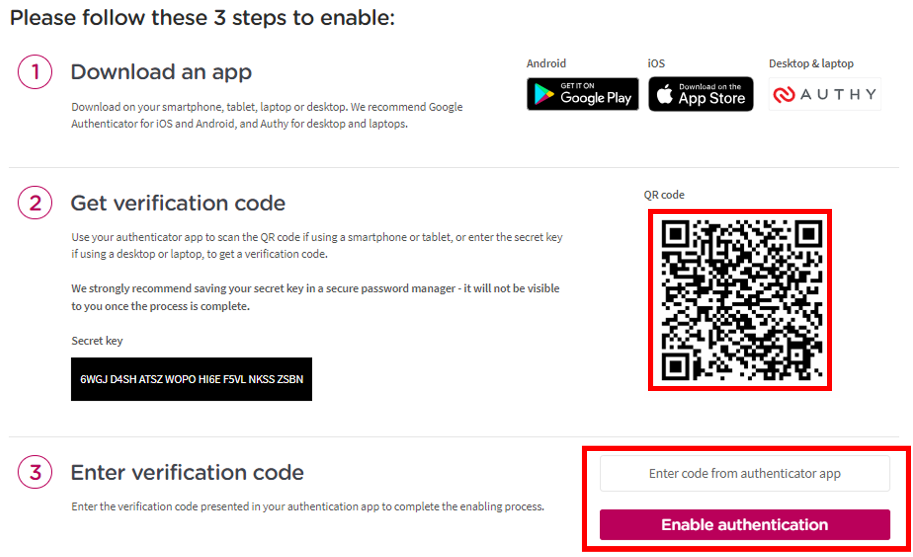 Enabling Two Factor Authentication for the Control Panel - Customer Support Guides - LCN
