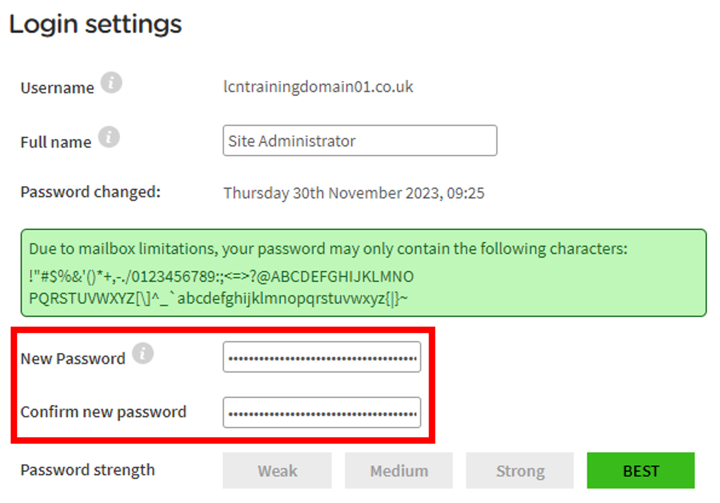 How to Change Webmail Password - Customer Support Guides - LCN