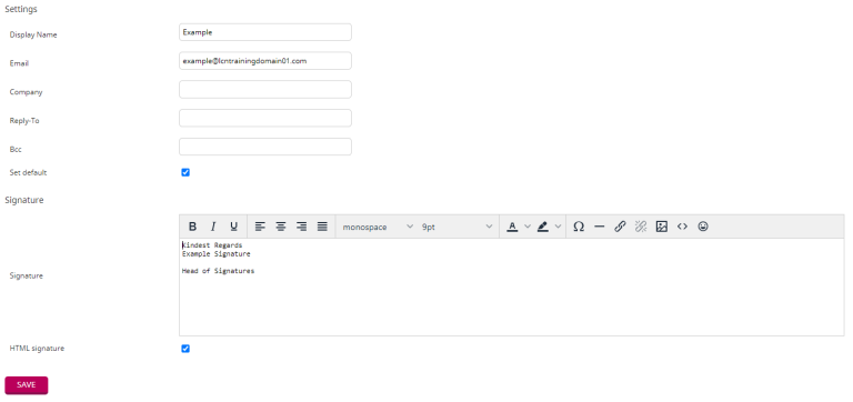 How to create a Signature in Webmail - Customer Support Guides - LCN