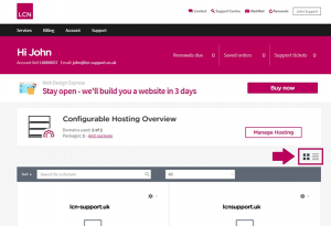 Welcome to the new LCN control panel - LCN.com