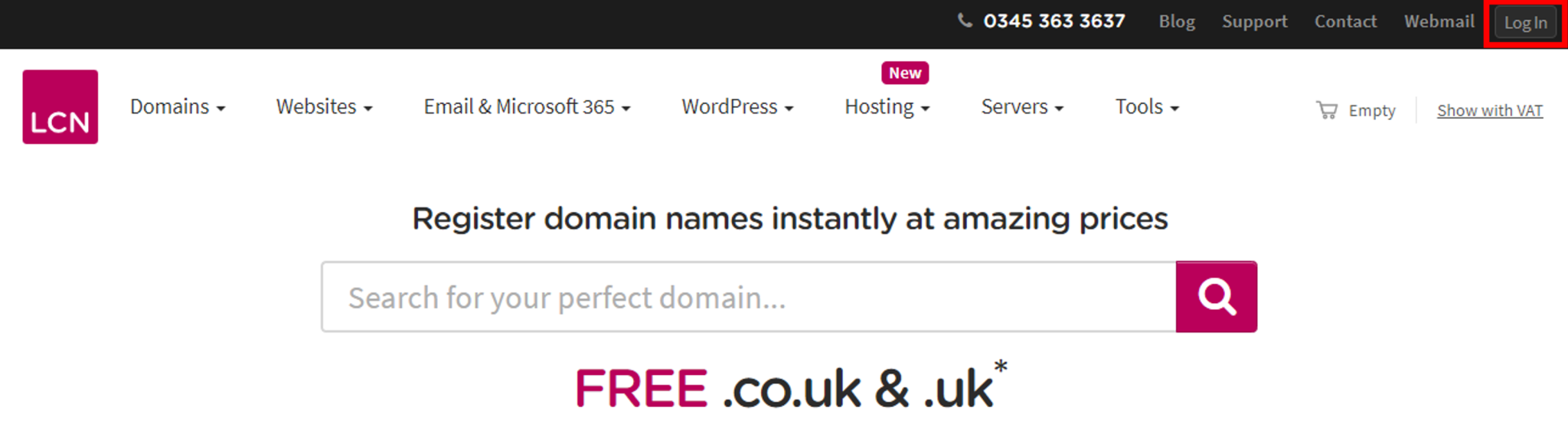 How to Log into your Online Control Panel - Customer Support Guides - LCN