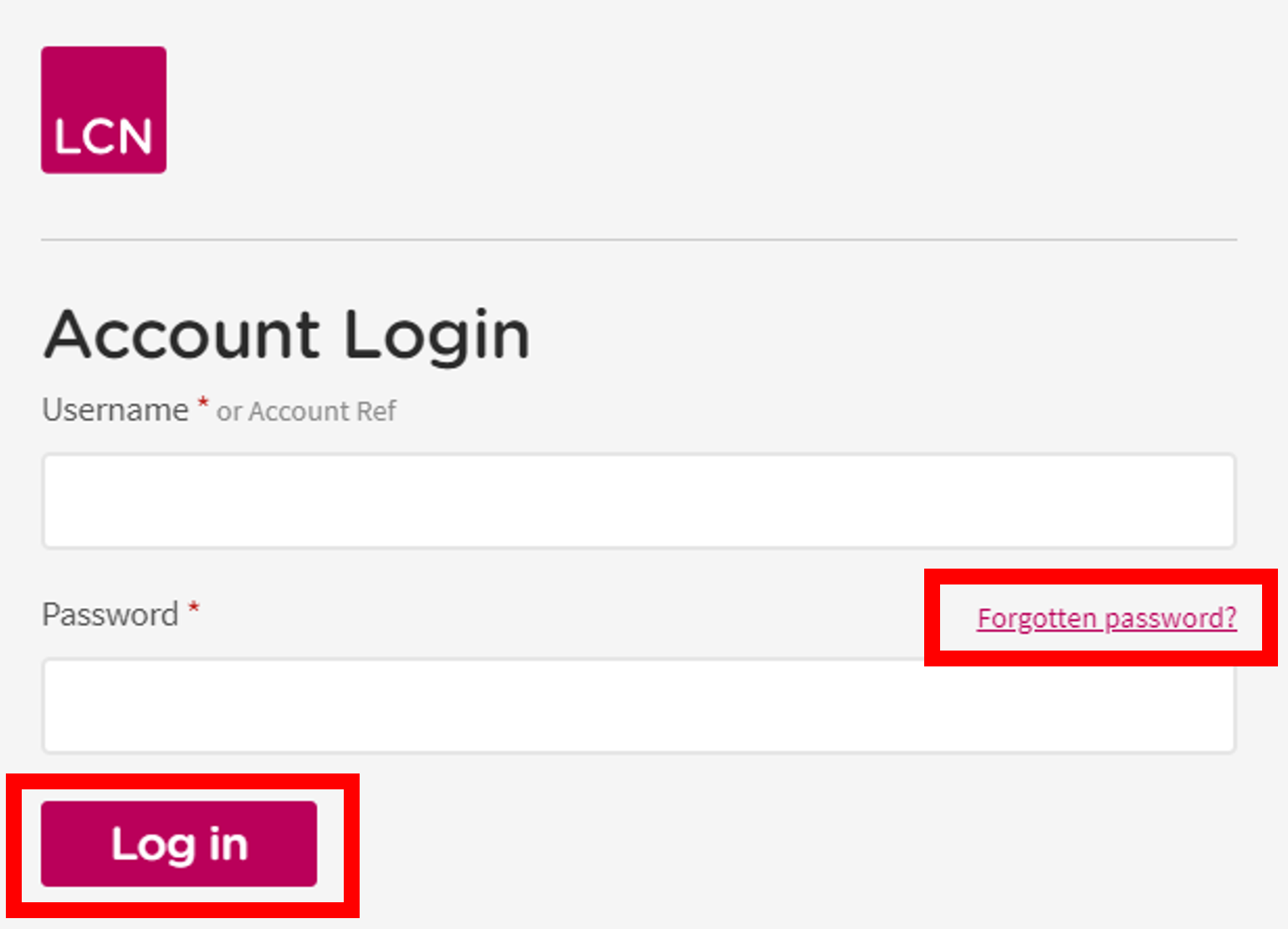 How to Log into your Online Control Panel - Customer Support Guides - LCN