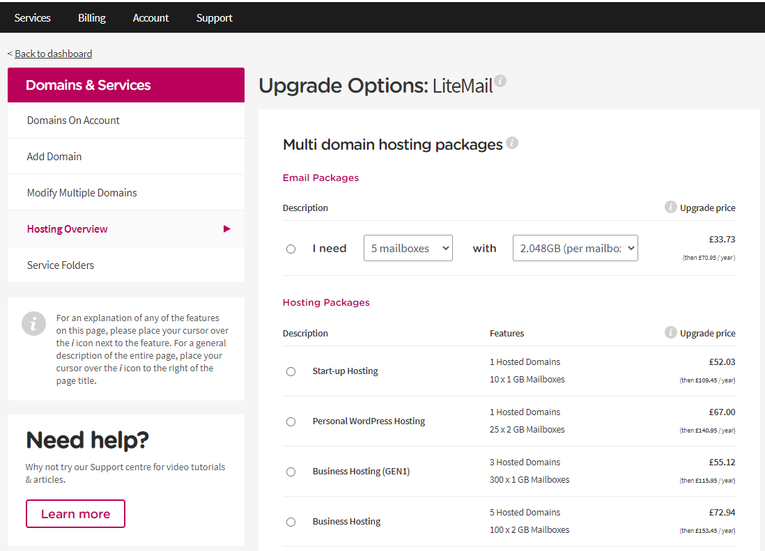 How to upgrade products - Customer Support Guides - LCN